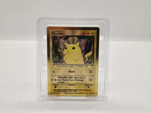 Pokémon Collectors Card Pikachu Commemorative Metal Card Limited ...