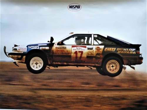 Nismo Poster Nissan S12 Silvia Safari Rally 1987 There Is A Bend Mark ...