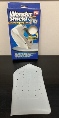 Vintage Wonder Shield Protective Iron Shield Protects Clothing No ...
