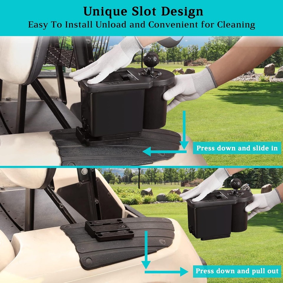 10L0L Golf Cart Ball Washer, Golf Club Head Cleaner for Yamaha EZGO ...