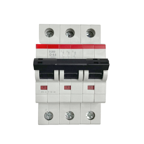 For S203-D63 S203D63 3P D 63A Miniature Circuit Breaker | eBay