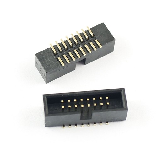 5Pcs 1.27mm Pitch 2x8 Pin 16 Pin SMT SMD Male Shrouded Box Header IDC ...