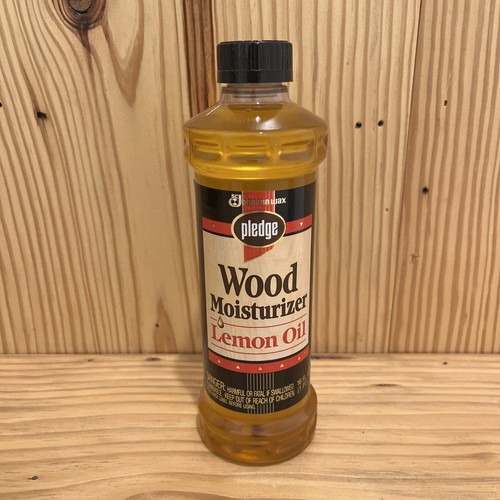 Vintage 1989 Pledge Wood Moisturizer Lemon Oil SC Johnson Full 16 Oz ...