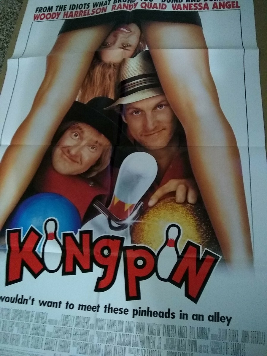 Woody Harrelson Kingpin 1996 Farrelly Brothers Kingpin Movie Poster