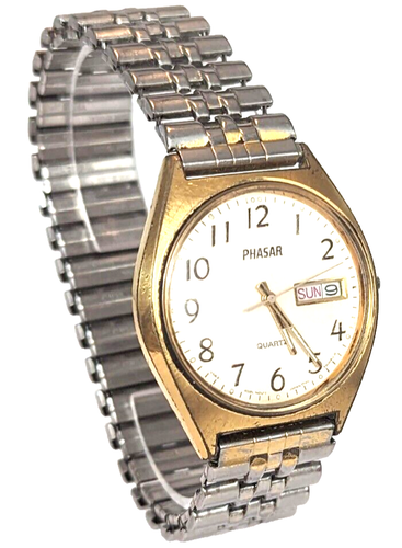 VTG Phasar Gold Tone Elegant Mens Watch SEARS Retro Y563-8430 BATT for ...
