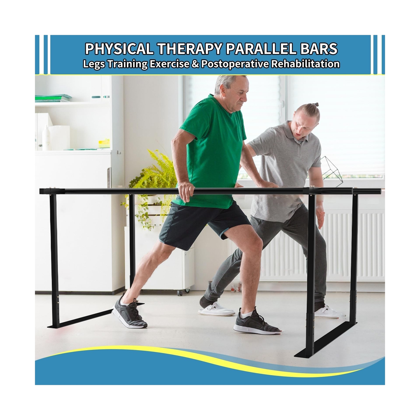 Physical therapy parallel bars, Walking assist bar for rehab & walking ...