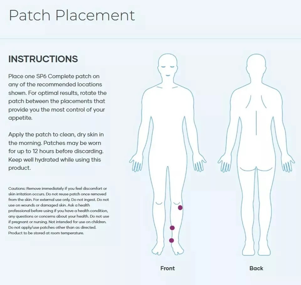 LifeWave SP6 Complete 30 Patches - Weight Loss, Appetite Support, Exp ...