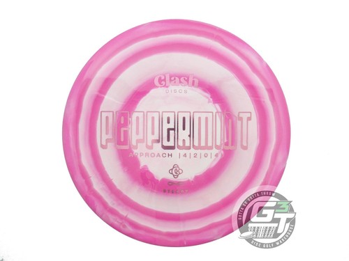 NEW Clash Discs Steady Ring Peppermint 173g Pink-White Putter Golf Disc ...