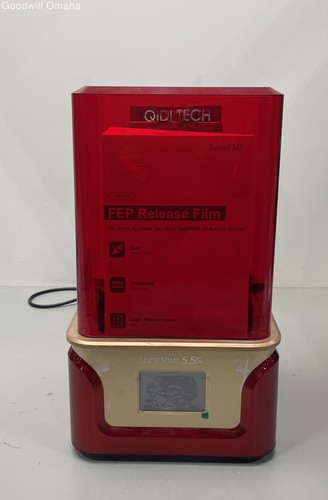Qidi Tech Shadow 5.5 S Resin Printer - Power tested Read Description | eBay