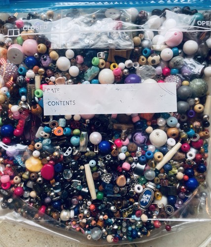 Bead Soup Lot#SB99, 9+lbs Of Plastic, Acrylic, Wood, Metal And Glass ...