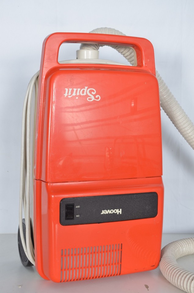 Vintage Burnt Orange Hoover Spirit Vacuum Cleaner S3289 Tested Working ...