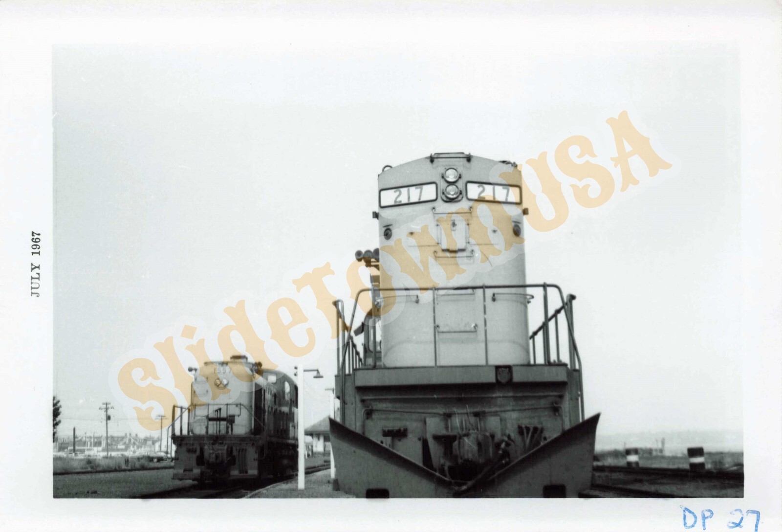 Vtg 1967 Railroad Train Photo 1557 217 Long Island RR Engines P00635 | eBay