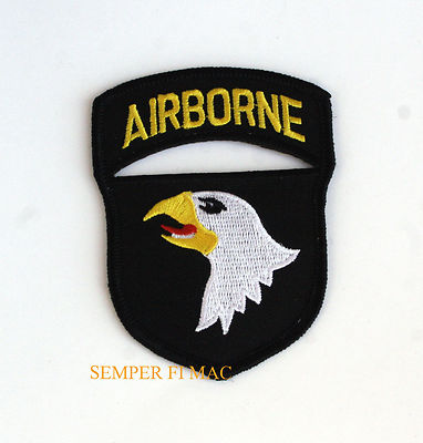 WWII 101ST AIRBORNE DIVISION SCREAMING EAGLES US ARMY PATCH FORT ...