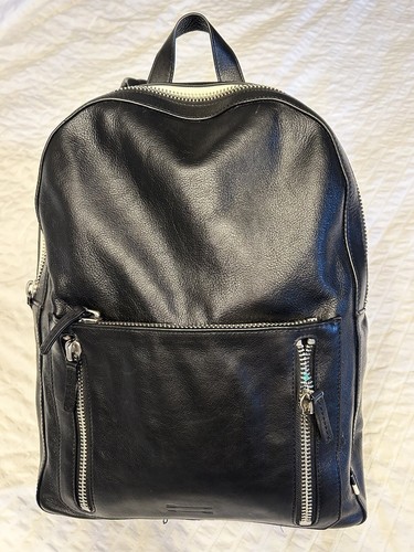 Uri Minkoff 100% Black Leather Bag Pack 12Wx17Hx5D - Clean - Great ...
