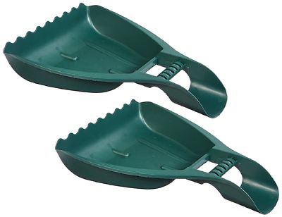 Leaf Scoops Garden Lawn Leaves Hand Rake Scoop Gardening Grass Grabber ...