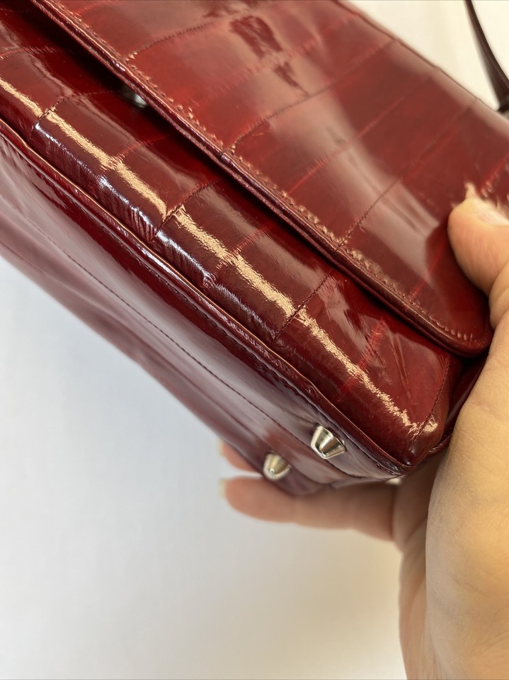 Lee Sands Eel skin Vintage Red purse NWT | eBay