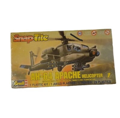 AH-64 Apache Helicopter 1:72 New Factory Sealed Revell Snap-Tite | eBay
