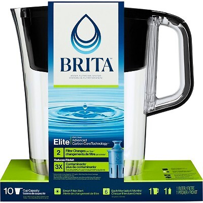 Brita Tahoe Pitcher with Elite Filter - Black | eBay