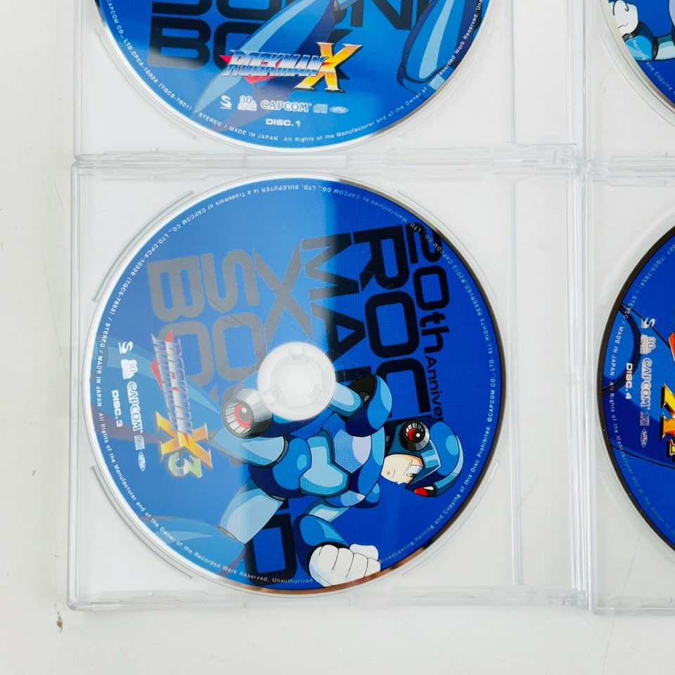 Megaman Rockman X Sound Box 20th Anniversary Limited Game Music CD 12 ...