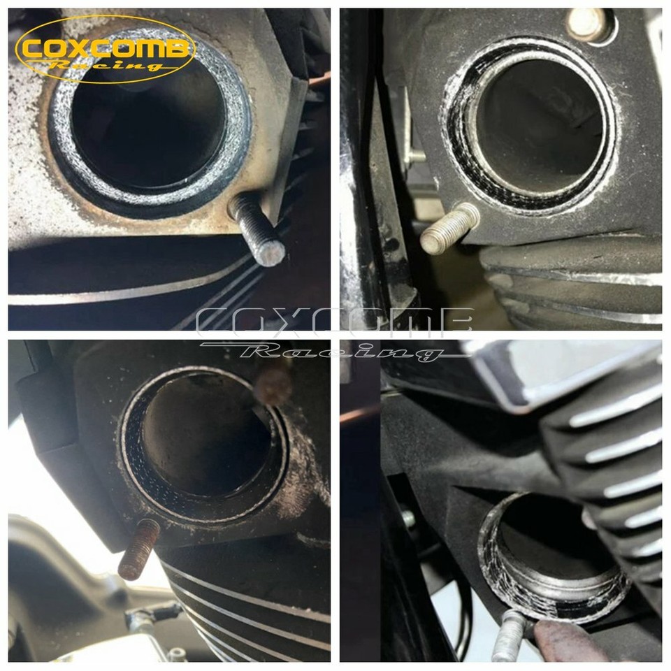 Pair Exhaust Gaskets Set For Harley Twin Cam Big Twin EVO XL 65324-83B ...