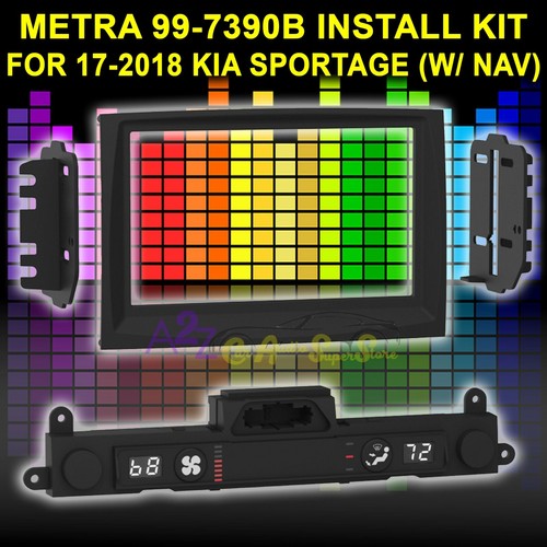 METRA 99-7390B RADIO STEREO INSTALL DASH KIT FOR KIA SPORTAGE (WITH NAV ...