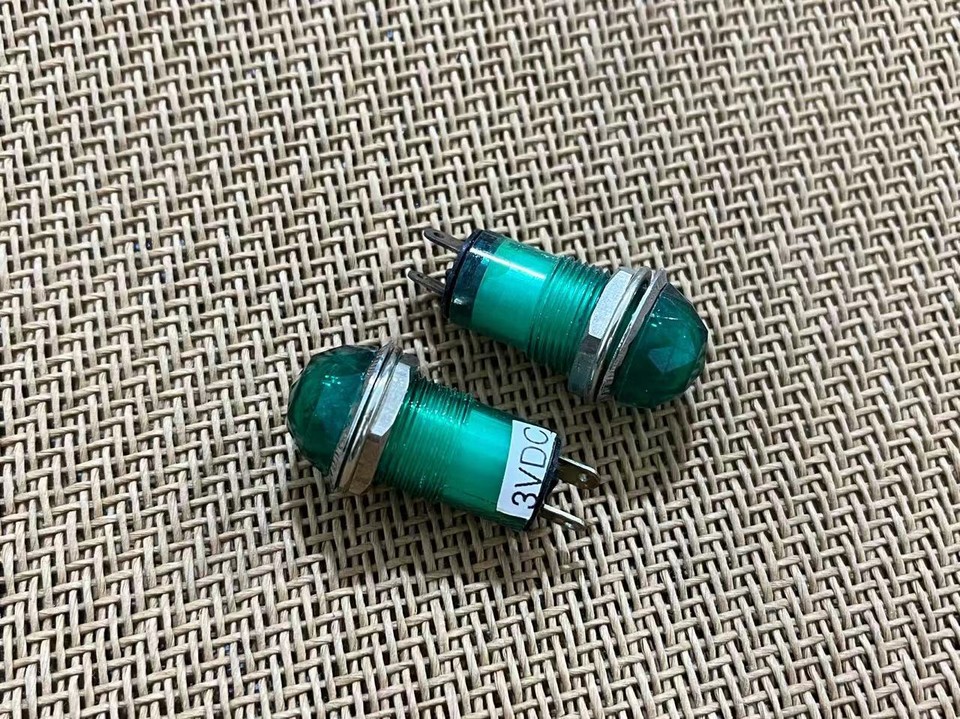 4pcs Green Screw Mount Vintage Style 3v Indicator Jewel Light for ...