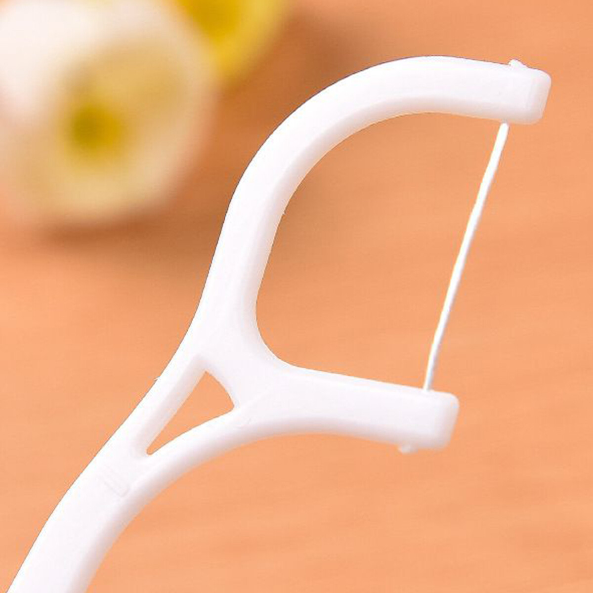 50Pcs Dental Floss Picks Dental Floss Sticks with Non-Slip Handle | eBay