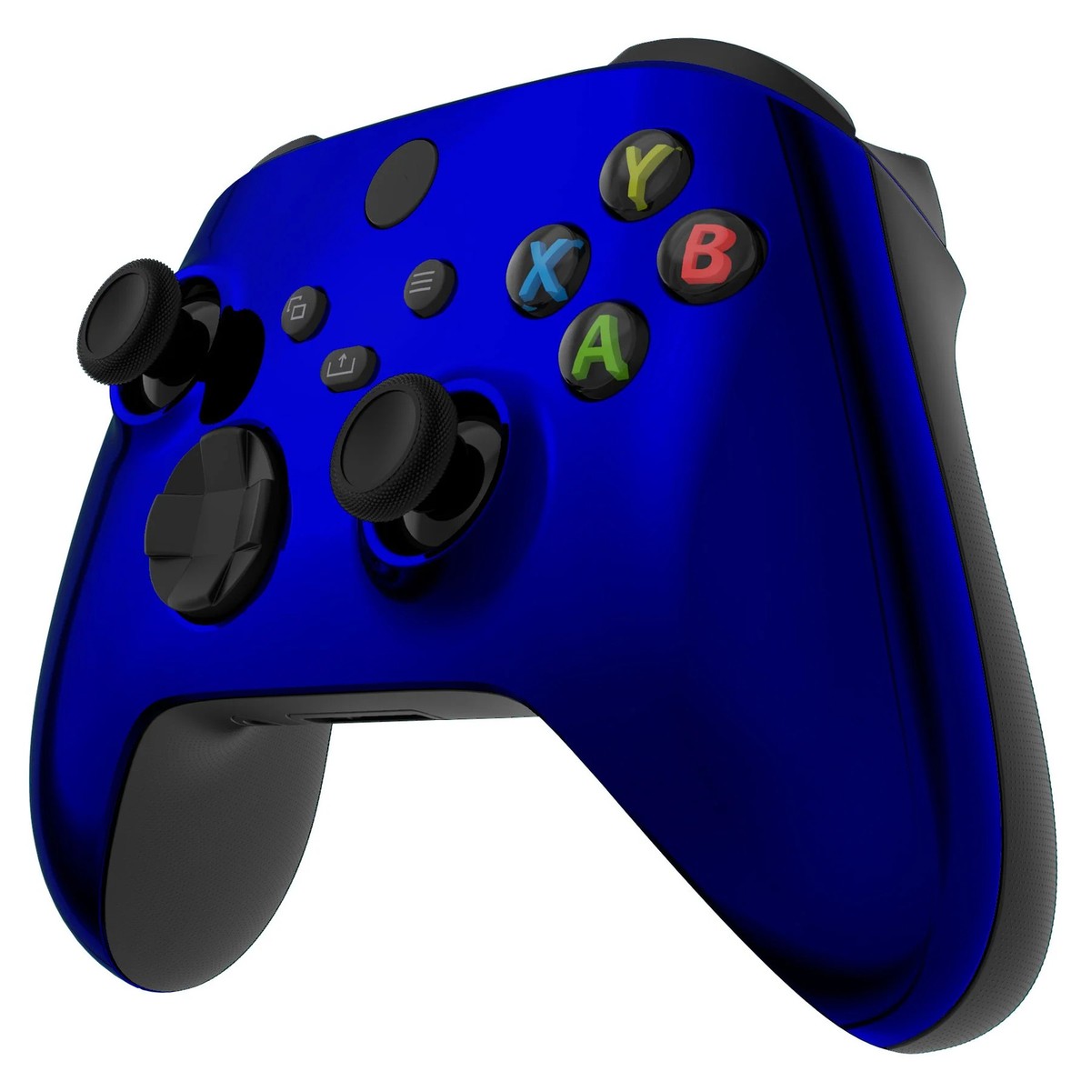 Xbox 360 Wireless Controller Official Custom Chrome Blue