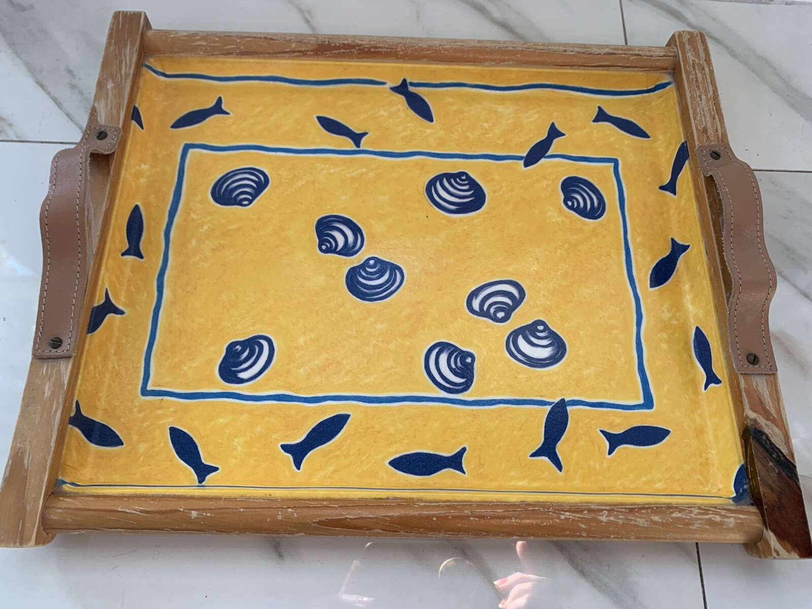 Creations ALPAC Tray, Fish And Shell Serving Tray, France | eBay