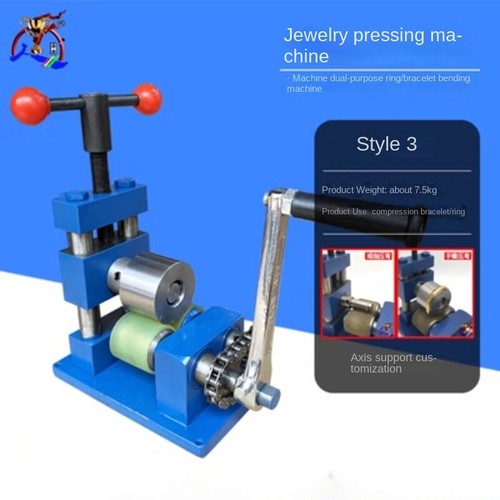 Hand-cranked Ring and Bracelet Press Bending Machine Gold Jewellery ...