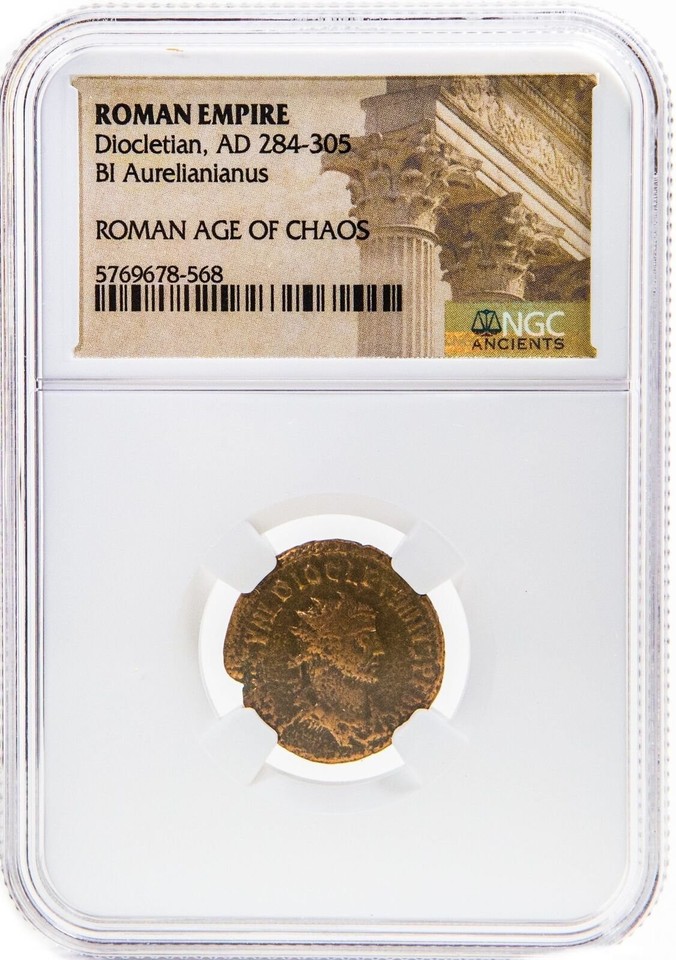 DIOCLETIAN(ANT)NGC(LG) ROMAN AE ANTONINIANUS OF DIOCLETIAN (AD284-305 ...