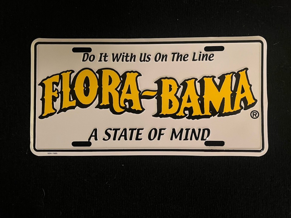 Vintage Flora Bama License Plate On The Alabama Florida Line | eBay