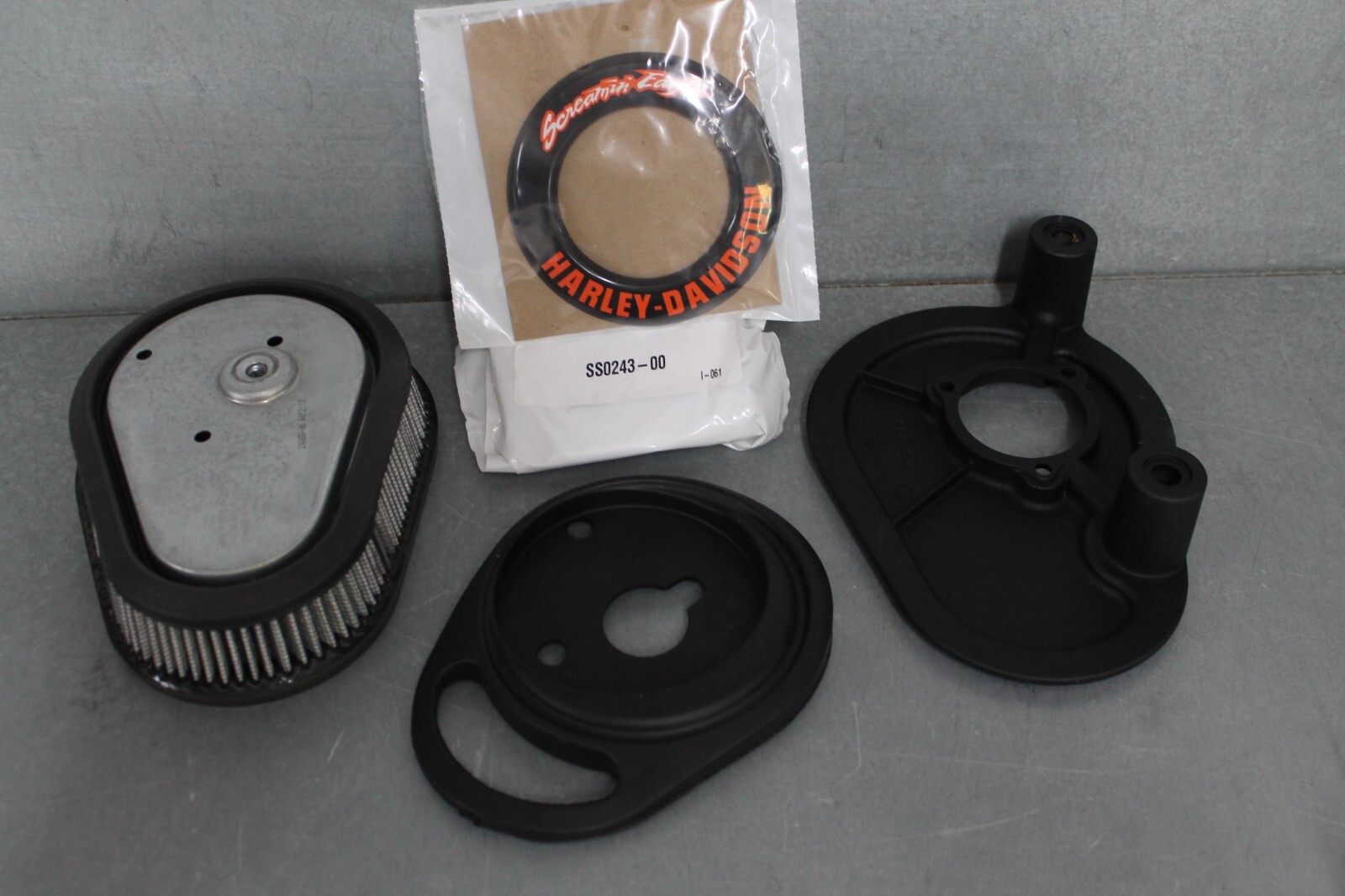Harley Davidson Screamin Eagle Stage 1 Air Cleaner Kit Dyna Black ...