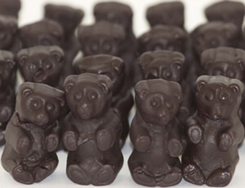 Zachary 2 lb BLACK LICORICE JUJU BEARS Anise Flavor Jelly Gummy Gummi ...