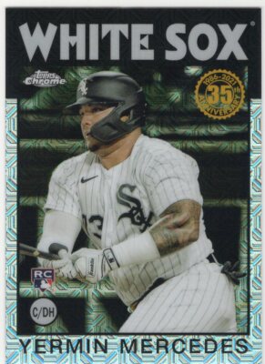 2021 Topps Update '86 Topps Silver Pack Rookie Yermin Mercedes #86C24 ...