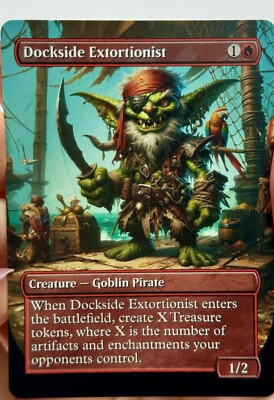 Dockside Extortionist Proxy Card with Custom designed art | eBay