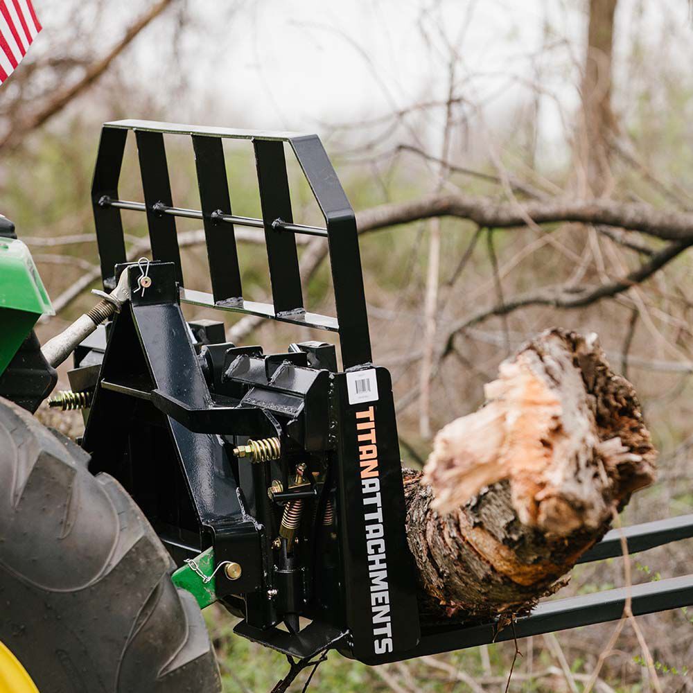 Titan Attachments 3 Point to Universal Quick Tach Adapter Skid Steer ...