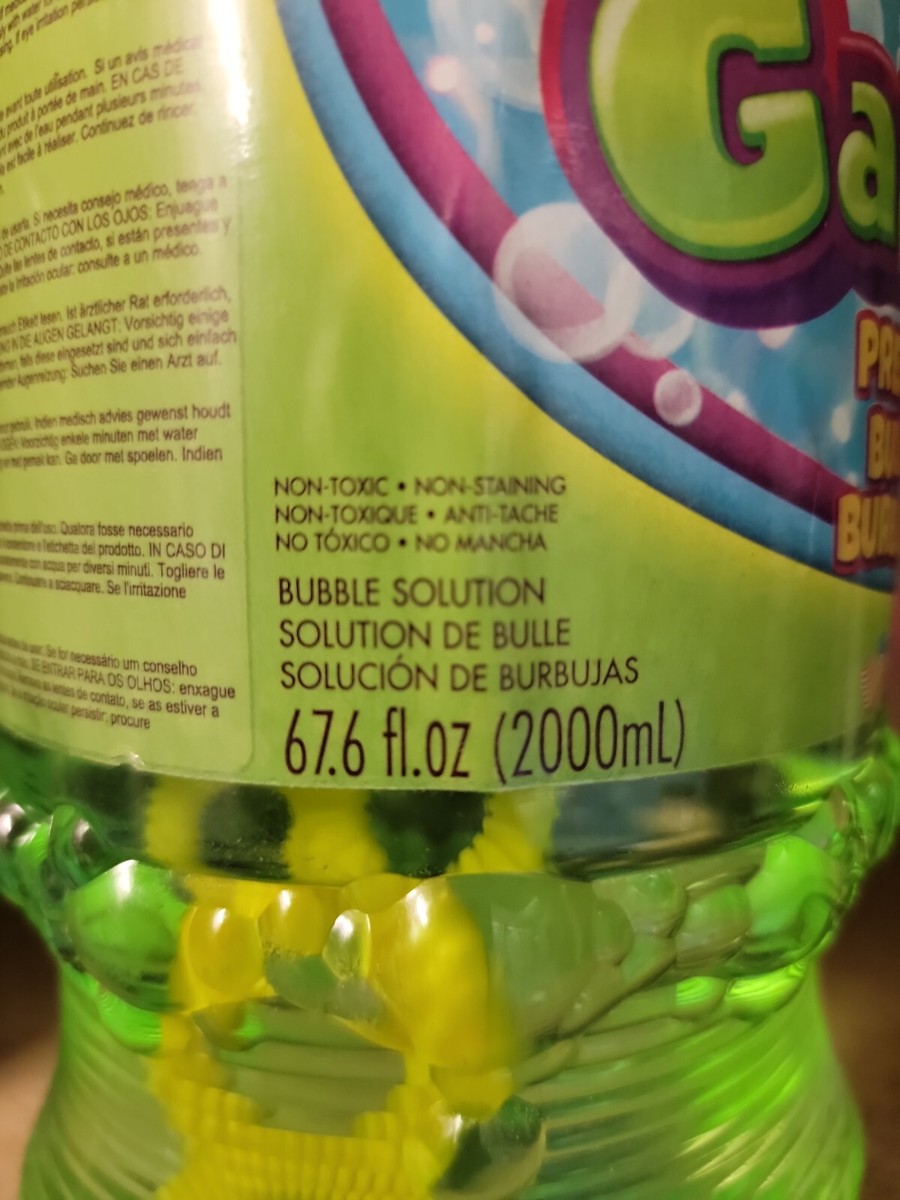 Bubble Machine Fluid 67 Oz Bubble Solution Refill - Just Add Water For ...
