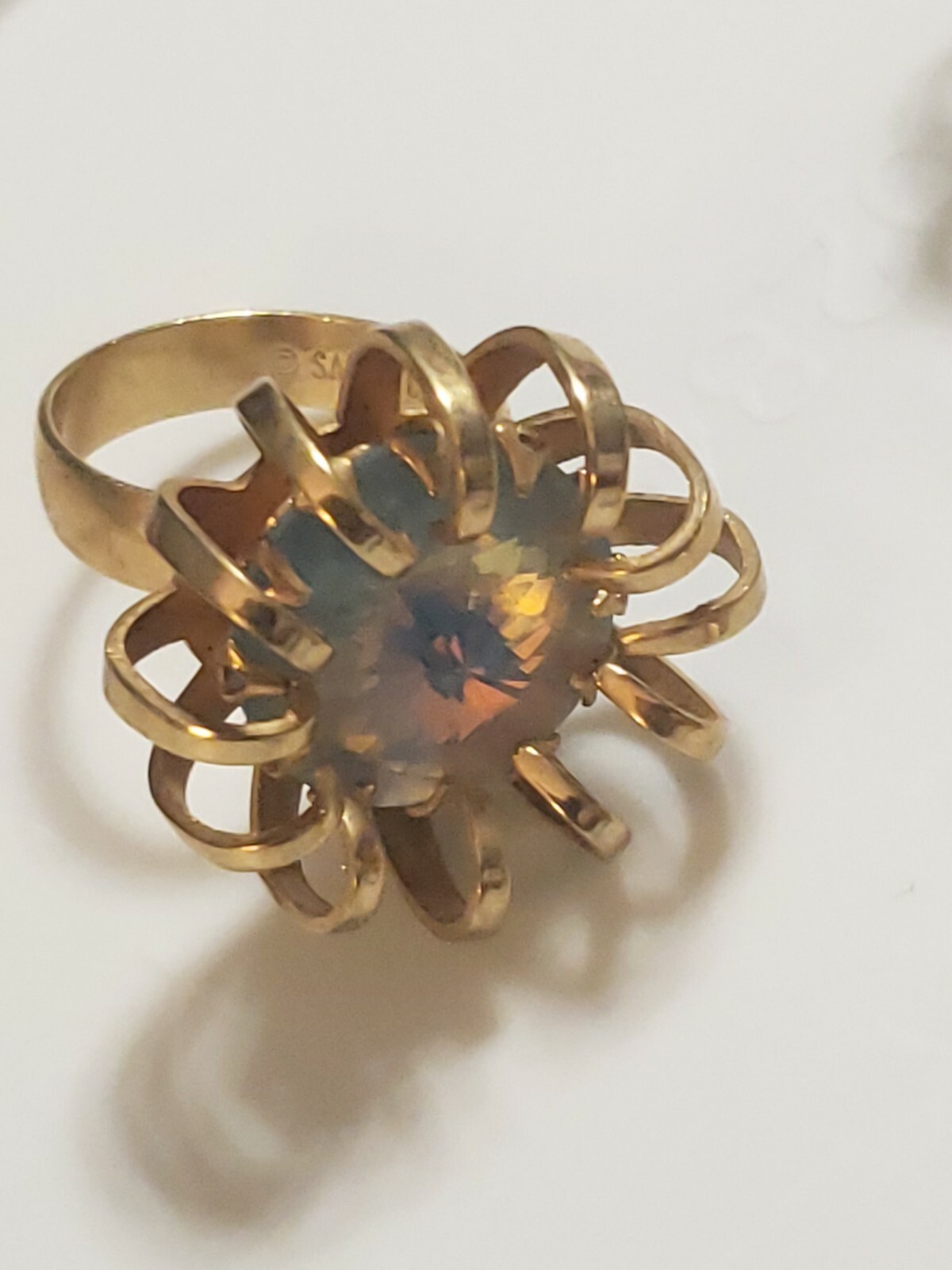 SARAH COVENTRY MYSTIC BLUE SET FLOWER EARRINGS RING B… - Gem