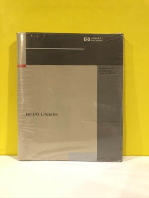 HP E2091-90008 I/O Libraries Installation and Configuration Guide For UX | eBay