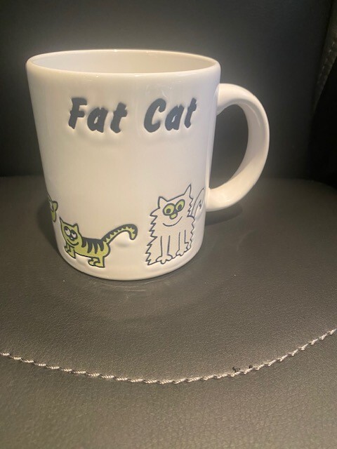 Fat Cat Coffee Mug Waechtersbach Germany | eBay