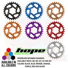 Hope Spiderless Retainer Ring Chainring 28T 30T 32T 34T 36T All Colors ...