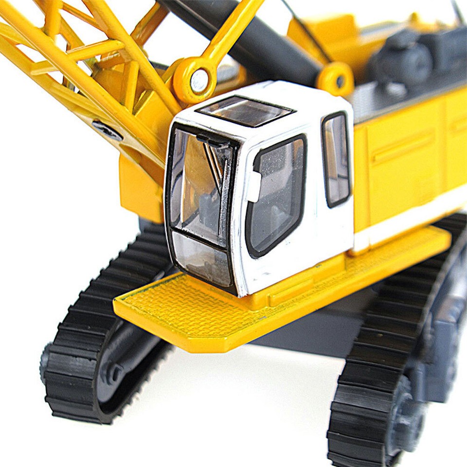 Crane Toy 1:87 Scale Construction Equipment Model Diecast Vehicle Toys ...