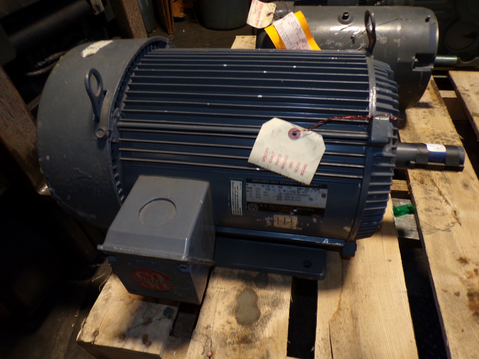 EMERSON 15 HP AC ELECTRIC MOTOR 254T 200-208 VAC 1765 RPM G86131 ...