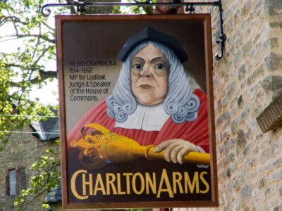 Photo 6x4 Charlton Arms sign from the north. Ludlow A very different ...
