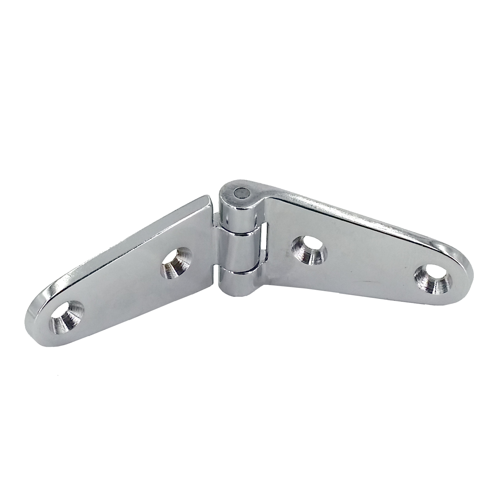 4" Strap Hinge - 4-hole - Chrome Plated Brass -Marine Grade Quality ...