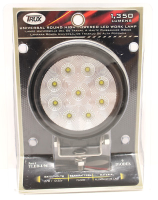 Trux TLED-U96 4.5" ROUND 'STELLAR SERIES' FLOOD LED WORK LAMP Free ...