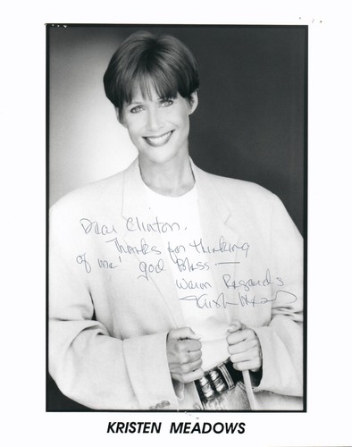 Kristen Meadows Actress Hand Signed Autograph 8x10 Photo | eBay