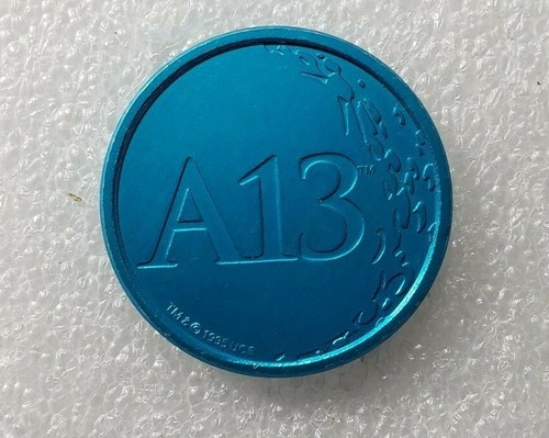 Vintage Apollo 13 Space Token Coin, Aluminum, 1995 Blue Teal, EUC | eBay