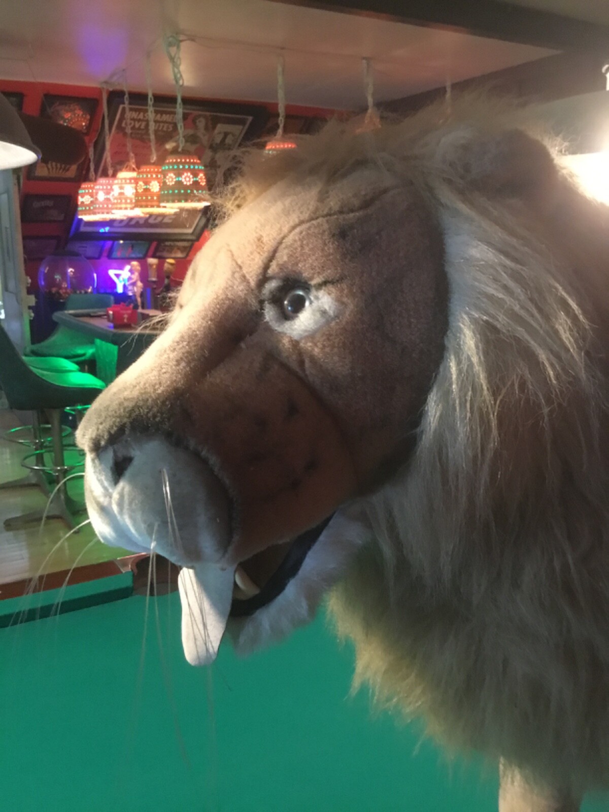 Jumbo 50" stuffed lion BMI America not FAO Schwartz large standing | eBay